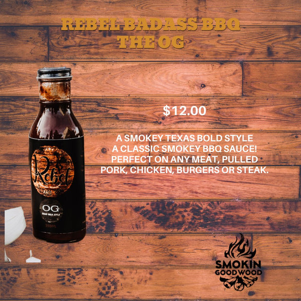 Rebel Badass BBQ Sauce - Smokin Good Wood